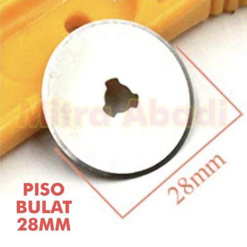 Jual REFILL Pisau Bulat for Rotary Cutter Pemotong Kain - 28 mm ...