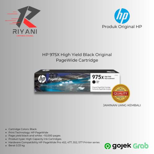 Jual tinta cartridge hp 975x black original - Jakarta Selatan ...