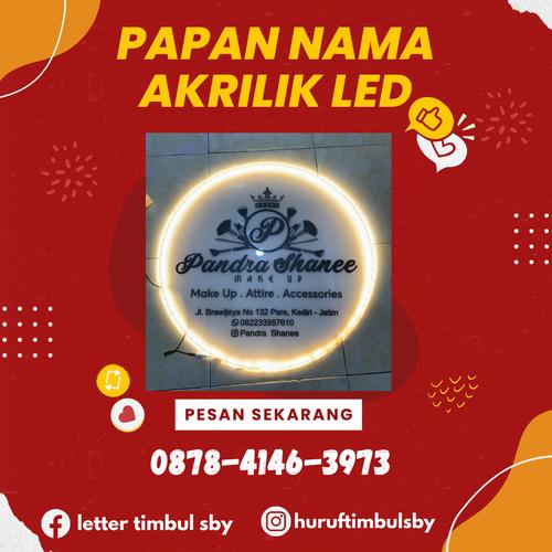 Jual Jual Papan Nama Led Papan Nama Akrilik Custom Signage Acrylic LED ...