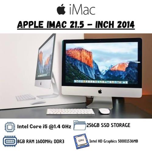 Jual Apple iMac 21.5 2014 Slim All in One Core i5 RAM 8GB/256GB SSD ...