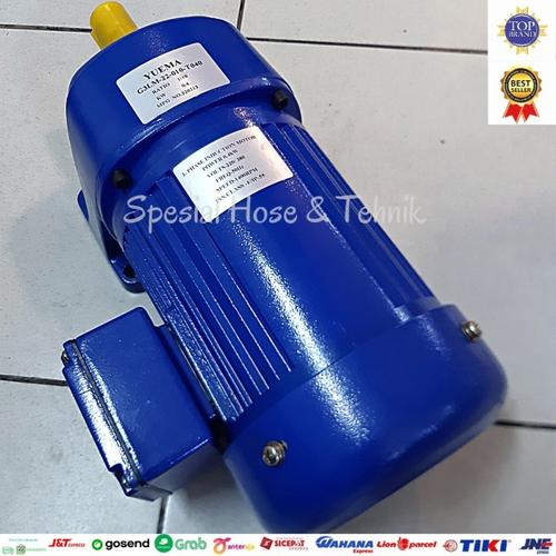 Jual HELICAL GEAR MOTOR YUEMA G3LM 750WAT 0.75KW 1HP 3PHASE RATIO 1:5 1:10 1:15 1:25 1:20 1:30 ...