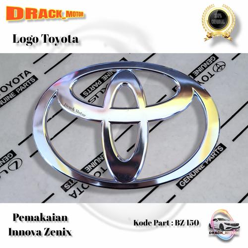 Jual Logo Toyota Innova Zenix Chrome Original/Emblem Logo Toyota Innova ...