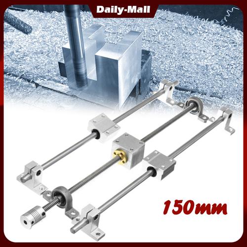 Jual Linear Guide T8 Dual Lead Support 150mm Linear Rail Support Guide ...