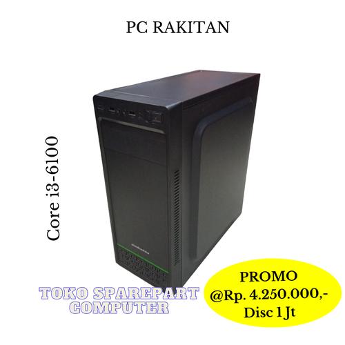 Jual READY STOCK PC Komputer Rakitan Intel Core i3-6100, Core i5-7500 ...