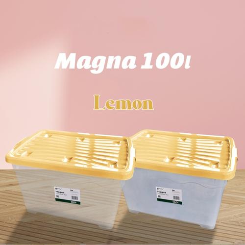 Jual Box Container 100 Liter Transparan & Putih Susu Magna Gessler ...