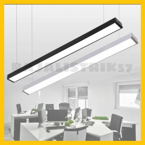Jual Lampu gantung office balok kotak 28 watt LED minimalis warm White ...