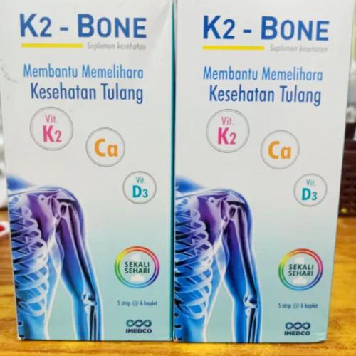Jual K2 Bone Imedco Vitamin D3 dan K2 plus Kalsium kesehatan tulang ...
