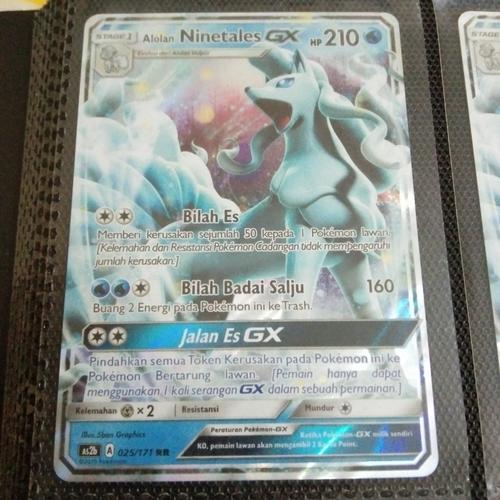 Jual Pokemon Indonesia Alolan Ninetales GX Foil - Kota Pekanbaru - Grand Coliseum Pekanbaru ...