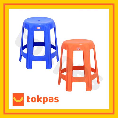 Jual Bangku Bulat Kaki 6 / Kursi Bakso Hexa Shinpo 196 Plastik - Hijau ...