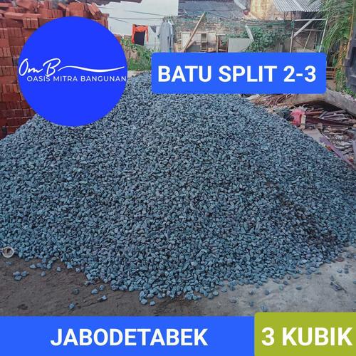 Jual Batu Split Cor 2-3 cm 1 Truk Engkel 3 m3 Kubik Beton Bangunan ...