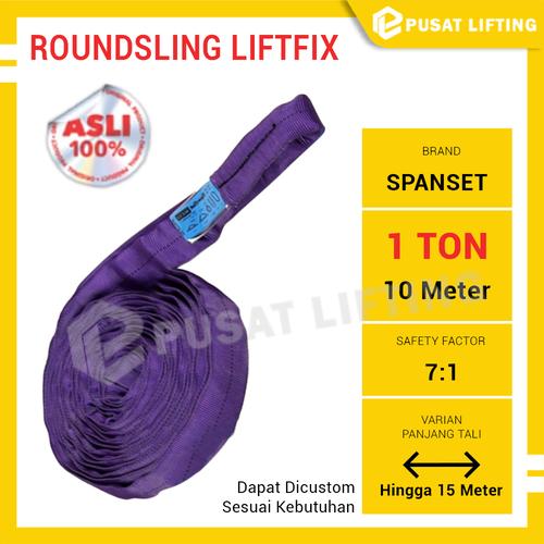 Jual Roundsling Liftfix 1 ton 10 meter Spanset Round Sling - Jakarta ...