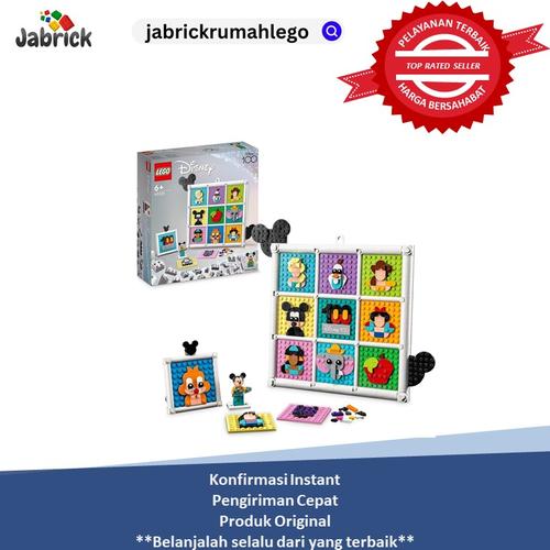Jual LEGO 43221 Disney 100 Years of Disney Animation Icons, Character ...