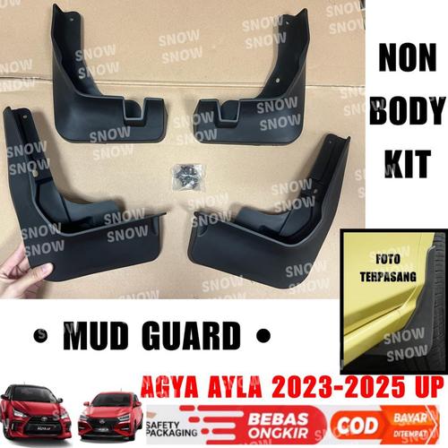 Jual Mud Guard Agya Ayla 2023 2024 2025 Karpet Lumpur Mudguard Non ...