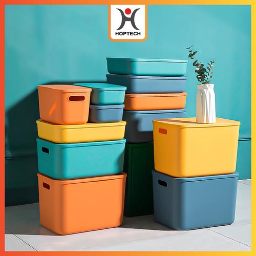 Jual Storage Organizer Box / Container Keranjang Penyimpanan - ORANGE ...