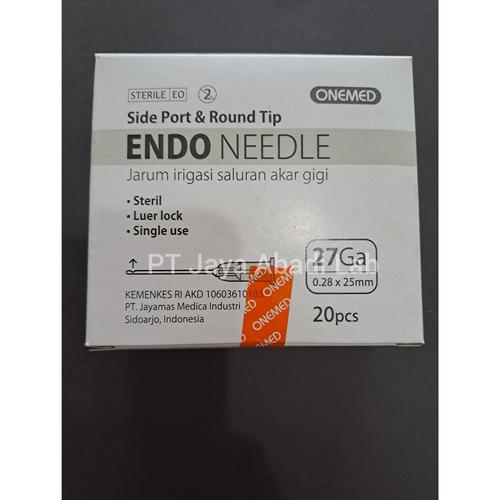 Jual endo needle 27g onemed irigasi jarum endo saluran akar gigi isi 20 ...