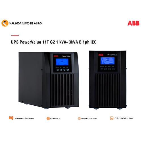 Jual ABB UPS PowerValue 11T G2 1-3kVA B 1ph-VFI online double conversion - 1kVA B - Kota ...