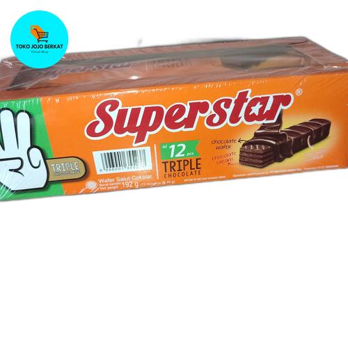 Jual Superstar Wafer Triple Chocolate Box(isi 12 pcs) - Kota Jambi ...
