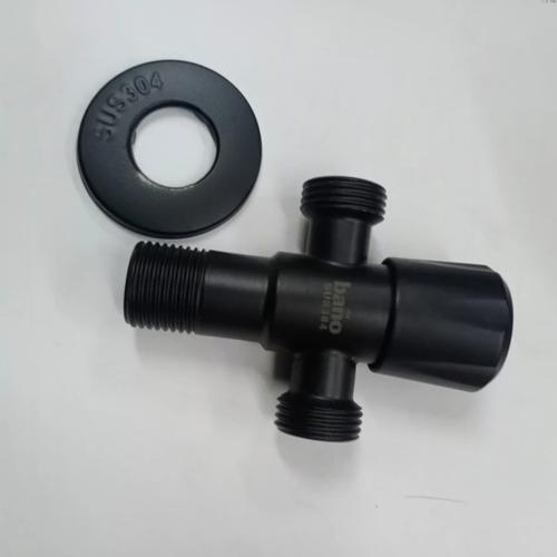 Jual Stop kran cabang hitam / stopkran kloset / stopkran air black - Jakarta Pusat - House Of ...