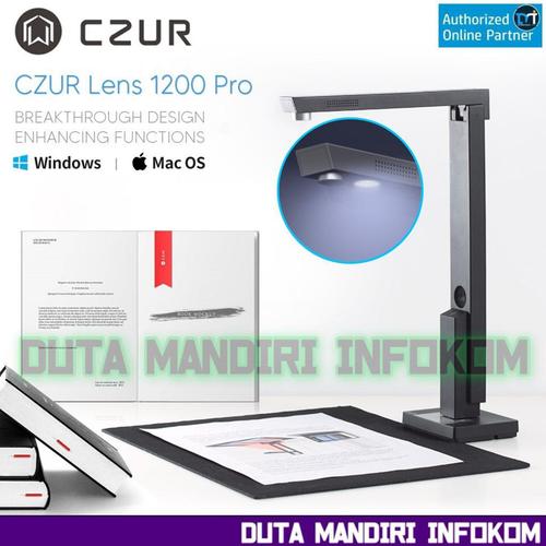 Promo CZUR Lens 1200 PRO - Portable Ultimate Document & File Scanner A4 ...