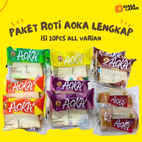 Promo Paket 10 Roti Aoka All Varian Mix Rasa 65gr - Kota Malang - siagalapak_NEW | Tokopedia