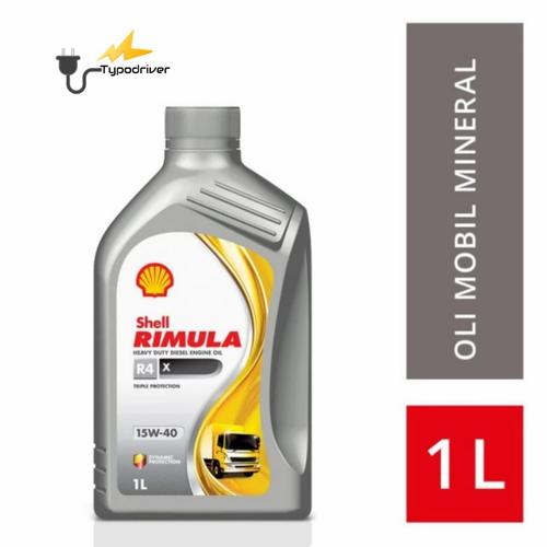 Jual Shell Rimula R4X 15W/40 1L (1 Liter) Original Verified Barcode ...