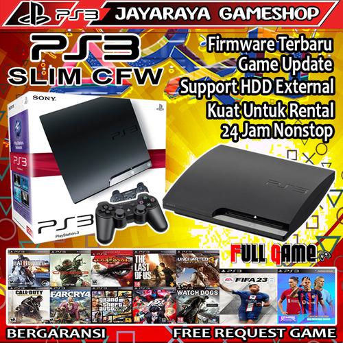 Jual Sony PS3 Slim 500GB Full Game Playstation 3 Slim Not Fat / Super Slim - 500GB, Tanpa Stik ...