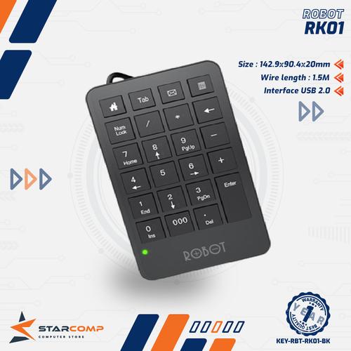 Jual Robot RK01 Keyboard Wired Numeric Black Portable - Kab. Sleman ...