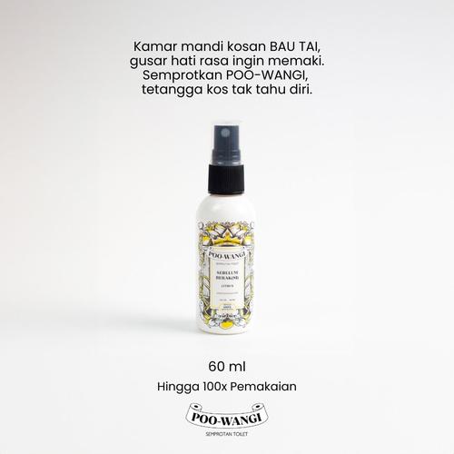 Jual Poo-Wangi Semprotan Toilet Sebelum Berak(si), Citrus, 60 ml ...