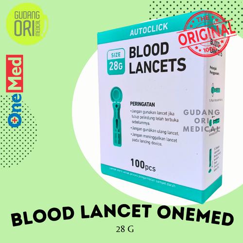 Jual Blood Lancet 28G OneMed box isi 100 pcs - Stera - Kota Tangerang ...