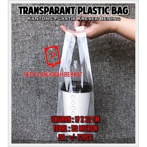 Jual Kantong Plastik Kresek Bening Jumbo / Plastik Bening Box Kue Besar ...