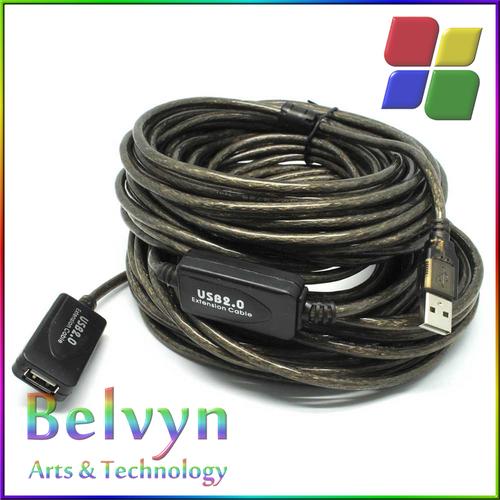 Promo Kabel Ekstensi Perpanjangan USB Male ke Female 20 Meter USB ...