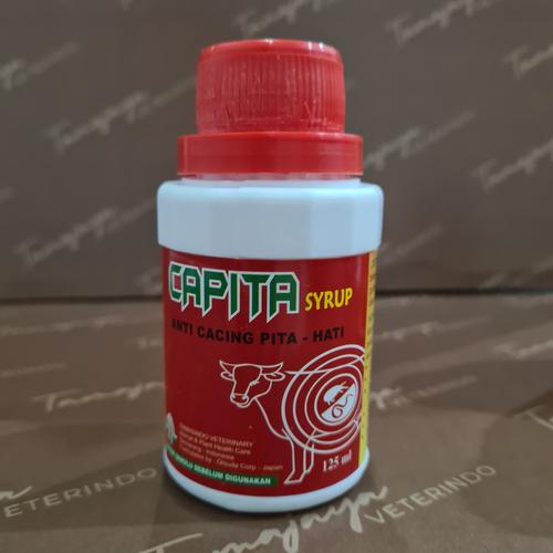 Jual CAPITA SYRUP 125ML BASMI CACING PITA SAPI DAN TERNAK TAMASINDO ...
