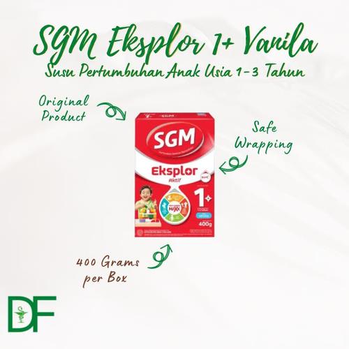 Jual SGM Eksplor 1+ Vanila Powder 400g | Susu Pertumbuhan Anak 1-3 ...