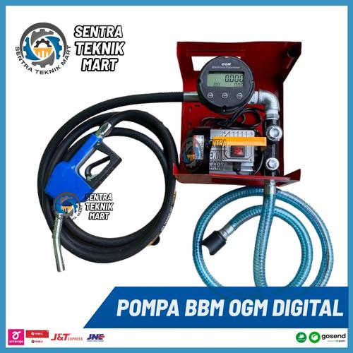 Jual Pompa BBM Flow Meter Digital Transfer Cairan/Solar 220V Fuel Pump ...