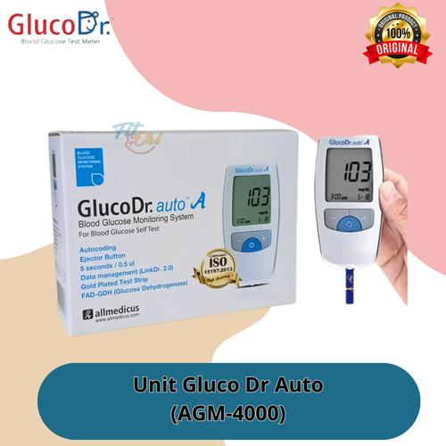 Jual Gluco Dr Auto isi 50 test strip / Strip gluco Dr auto AGM4000 Code ...