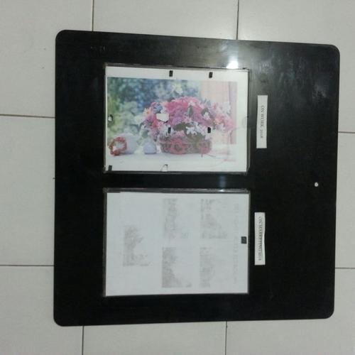 Jual isi 4 akrilik acrylic kantong display a4 papan informasi tempat ...