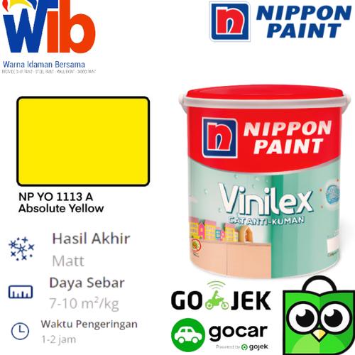 Jual CAT INTERIOR NIPPON PAINT VINILEX 25KG - ABSOLUTE YELLOW YO 1113A ...