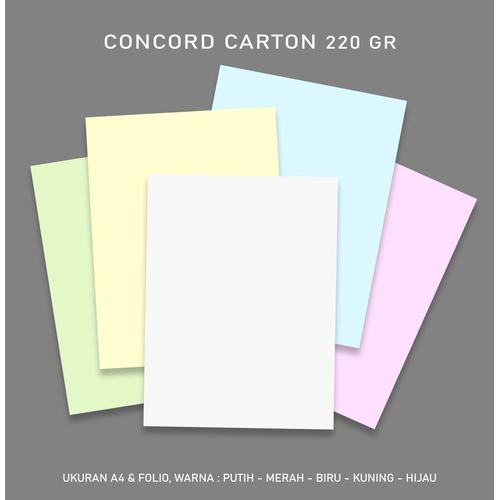 Jual Bamboo Countour Carton Folio, 220GSM / Kertas Bertekstur [isi 20 ...