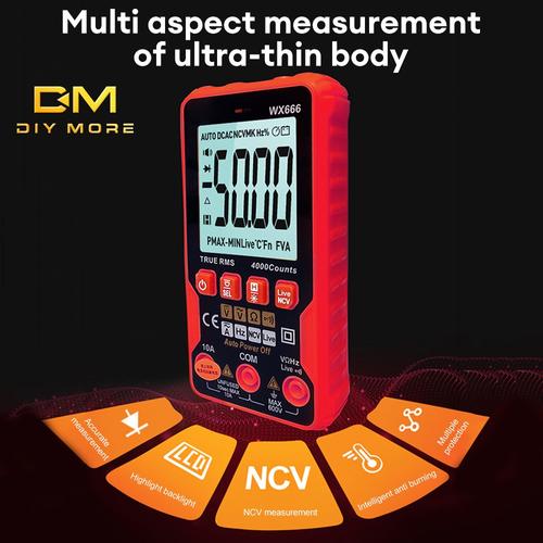 Jual Ms Diymore Rechargeable Digital Multimeter Color LCD Display ...