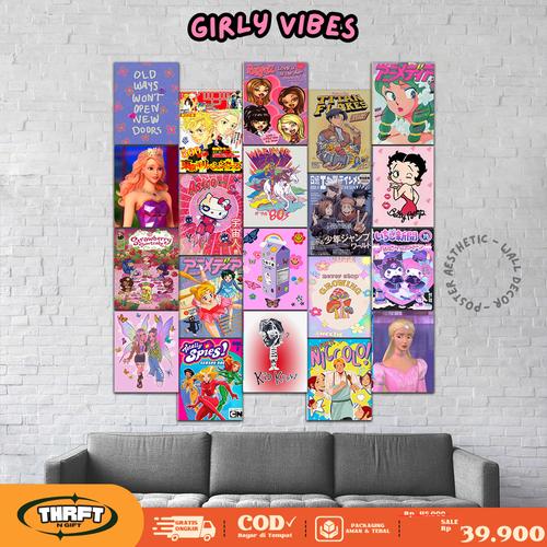 Jual Poster Aesthetic Collage Wall - Babygirl Pink 2000s Series A5 ...