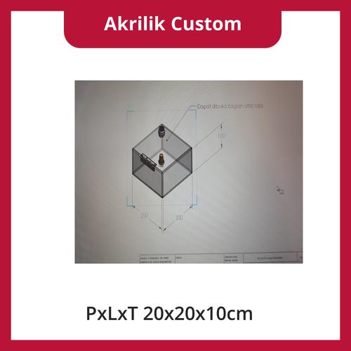 Jual Akrilik Custom PxLxT 20x20x10cm - Kota Bekasi - Omarmika | Tokopedia