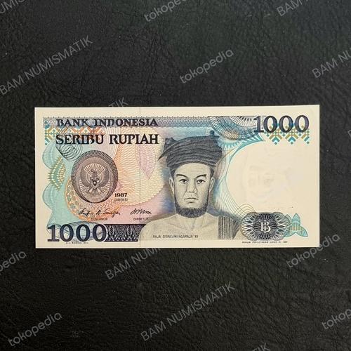 Jual Uang Kuno pecahan 1000 rupiah tahun 1987 gambar sisingamangaraja ...