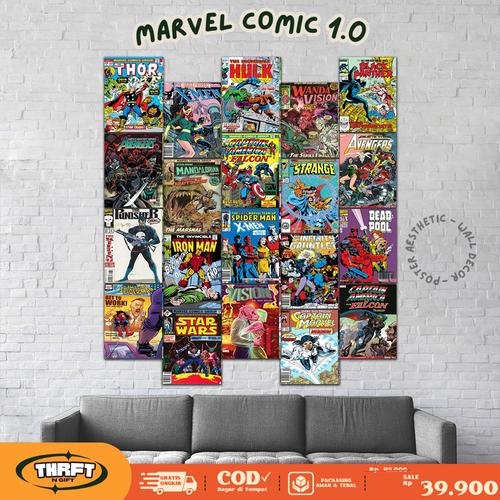 Jual Poster Aesthetic Collage Wall - Marvel Comic Series A5 - Jakarta ...