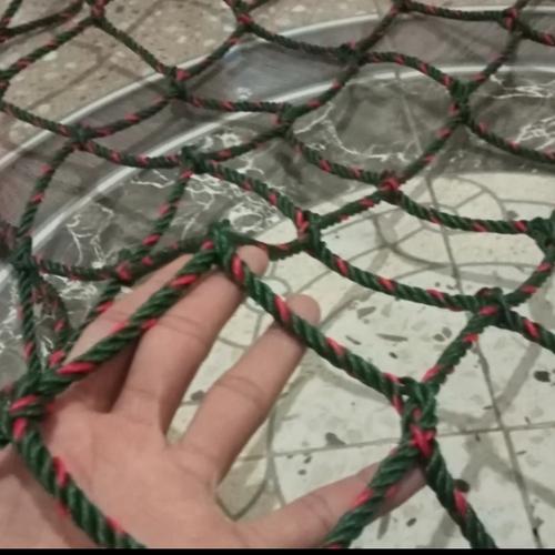Jual jaring tali PE 6mm, jaring pengaman, jaring serbaguna-lubang 8cm ...