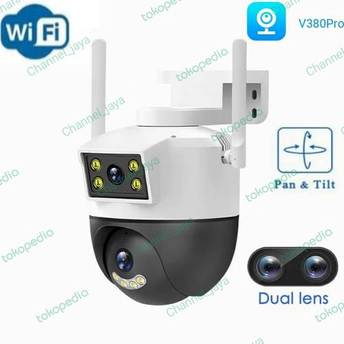 Jual Kamera V380 CCTV HD Wifi PTZ Camera Dual Lens Outdoor Waterproof - CCTV+MEMORY32GB ...