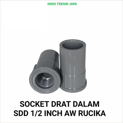 Jual FITTING - SOCKET DRAT DALAM - SDD - 1/2 INCH - AW - RUCIKA - Kota ...