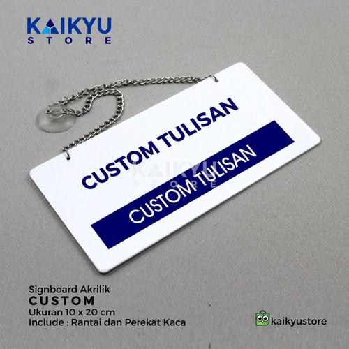 Jual Signboard Custom | Tulisan KASIR BUKA Bebas | Papan Akrilik ...