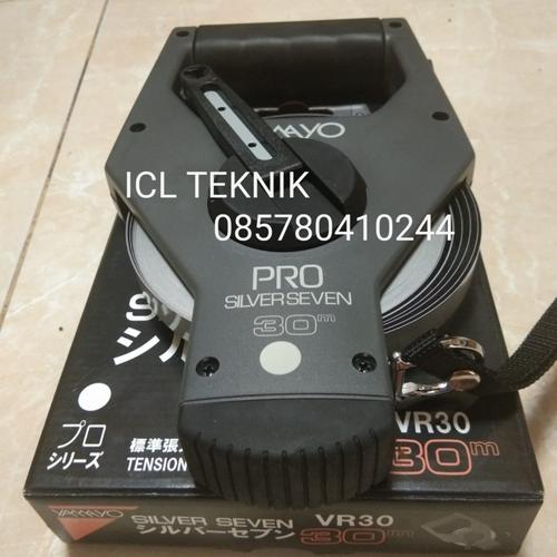 Jual Meteran Roll Gulung Pro Silver VR 30 Meter YAMAYO 30Meter Meteran ...