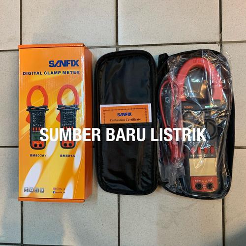 Jual Sanfix BM801A Digital Clamp Meter Tang Ampere 1000A Original ...