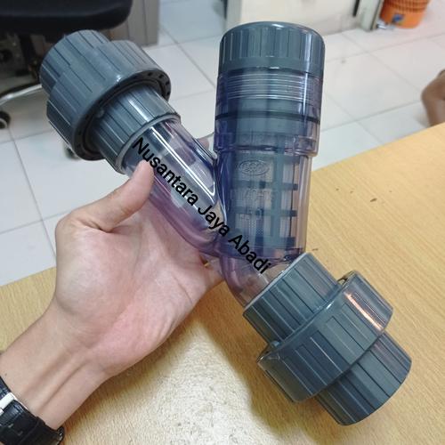 Jual Y Strainer PVC Clear Transparan Bening Socket 1 1/2 " inchi DN 40 ...